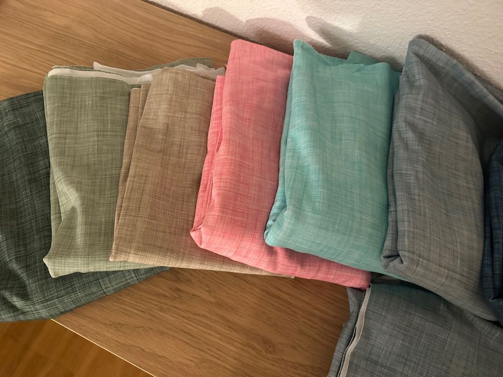 Stoff-Paket (Leinen-Optik-Jersey) (Neu (gemäss Beschreibung)) in ...