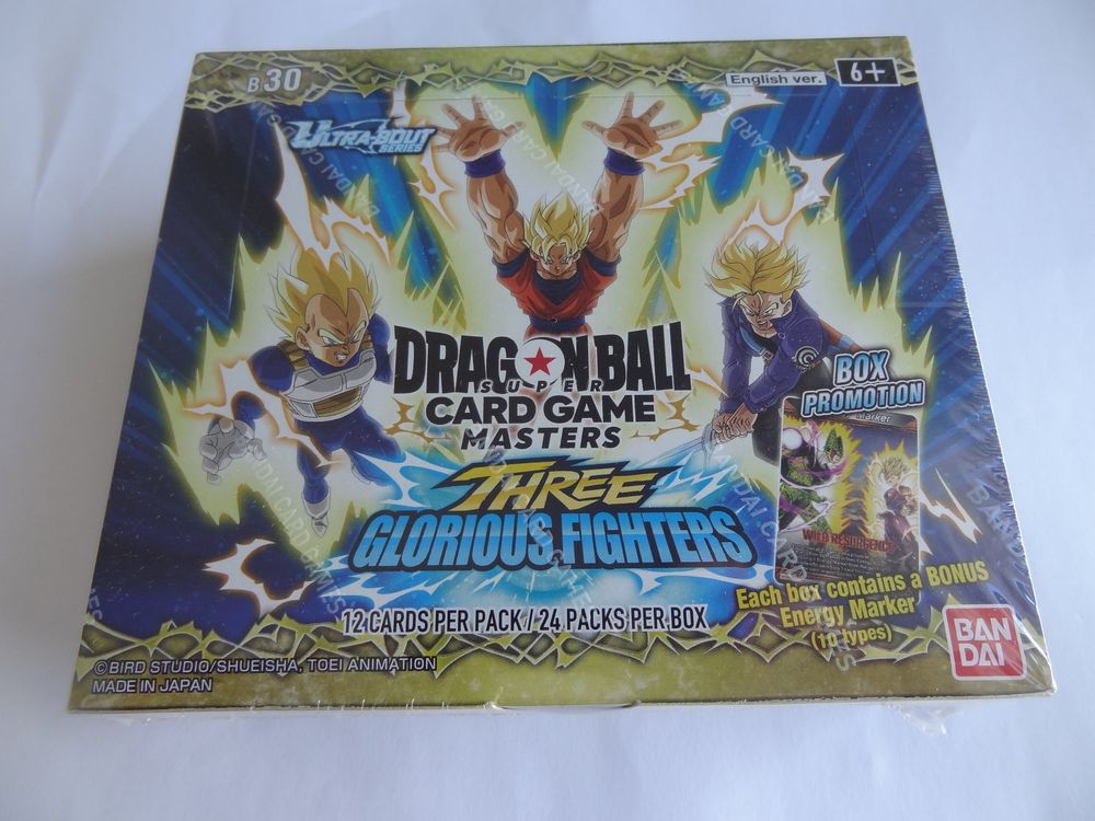Dragon Ball Three Glorious Fighters Booster Box B30 EN (Neu und ...