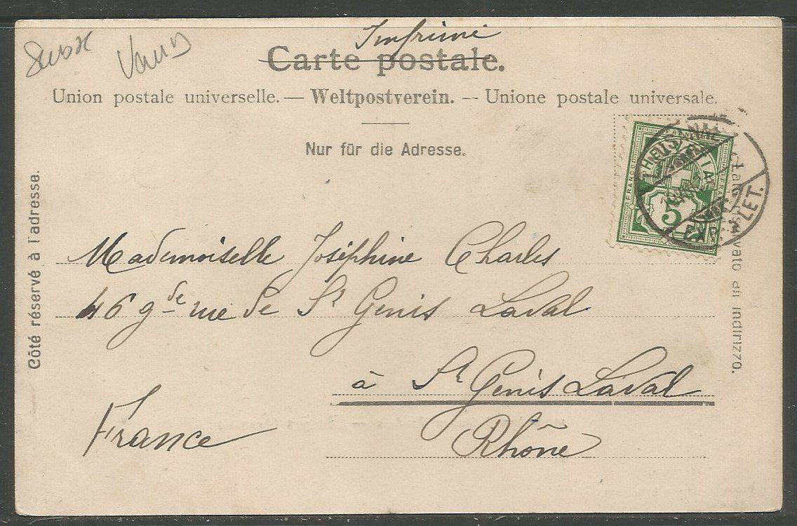 Carte P de 1904 ( Morges / Arsenal ) (D'occasion) à La Russille pour ...