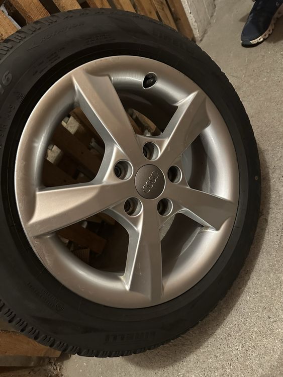Winter wheels 16” (Pirelli tires + Audi aluminum rims x4) (Gebraucht ...