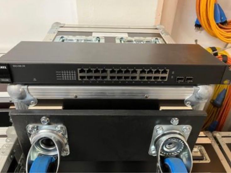 Netzwerk Switch Unmanaged Zyxel GS1100-24 24 Port 1G (Gebraucht) in ...