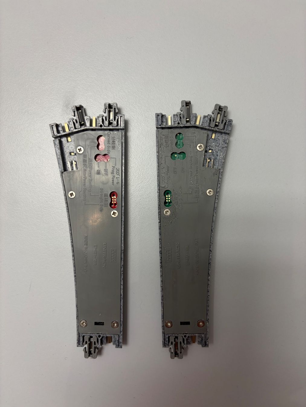 KATO Unitrack Weichen R481-15° Spur N digitalisiert DCC (Gebraucht) in ...