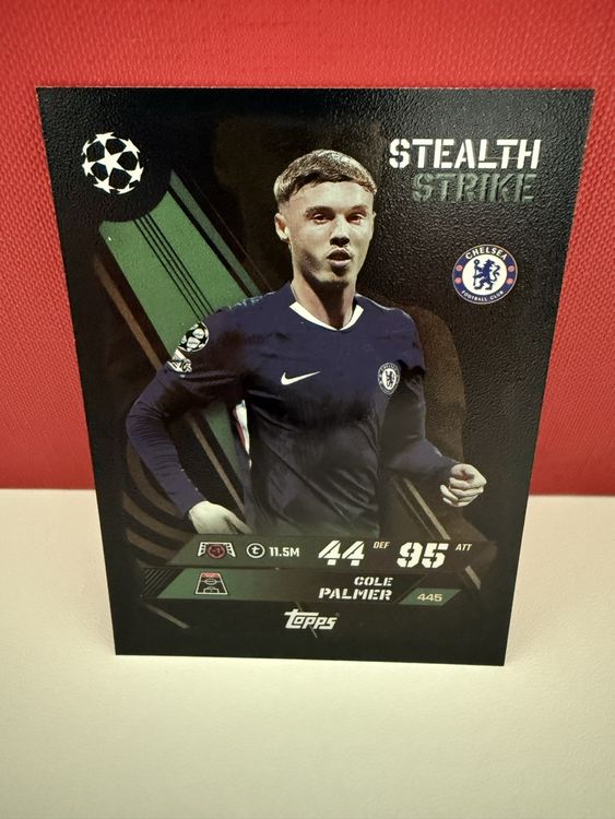 Topps Fussballkarte | Chelsea FC Cole Palmer, Stealth Strike (Gebraucht ...