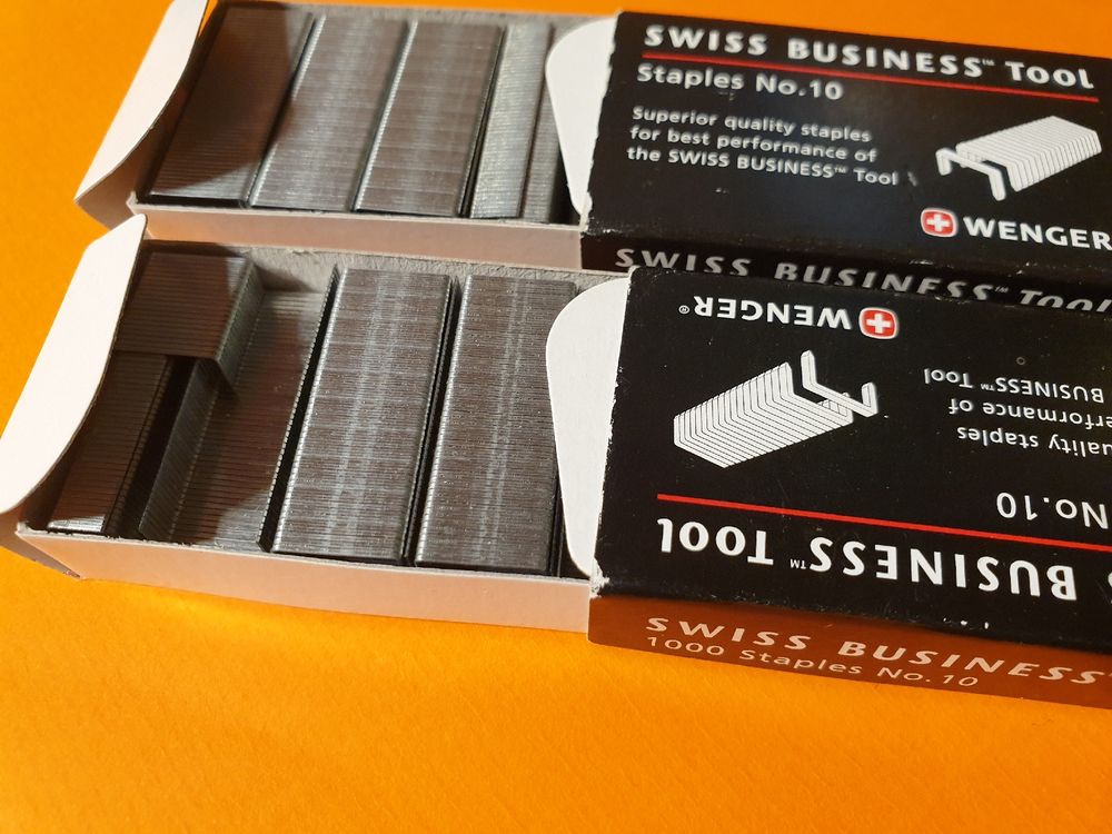 Staples 2X Wenger Business Tool Agrafes (Gebraucht) in Val D Illiez für ...
