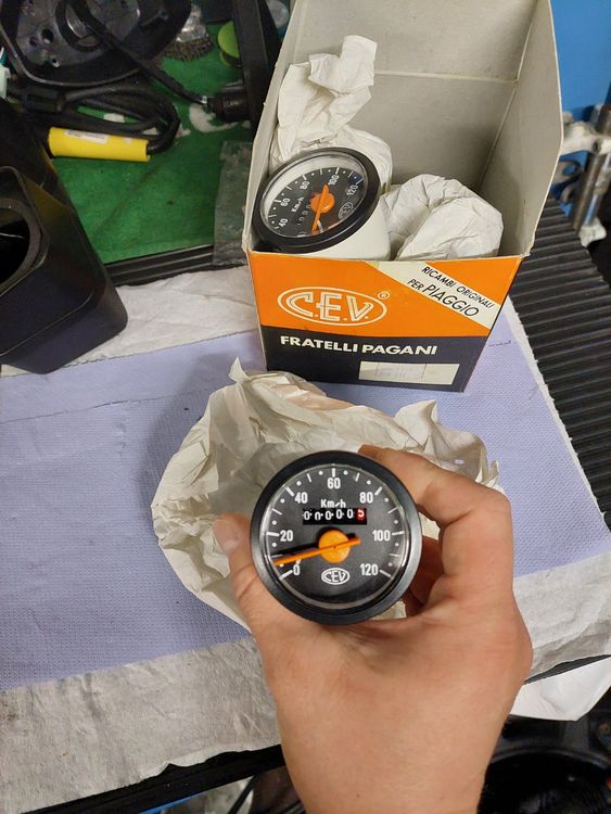 CEV Tachometer 120km/h neu NOS | Kaufen auf Ricardo