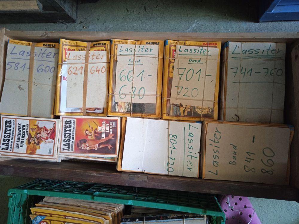 Lassiter, Western Romane, Sammlung 4 Schubladen voll (Gebraucht) in ...