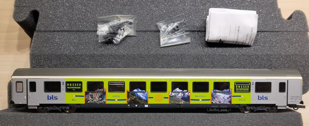 Roco 45324 BLS EW IV 2.Klasse "Unesco" exact 1:87 DC (Neu (gemäss ...