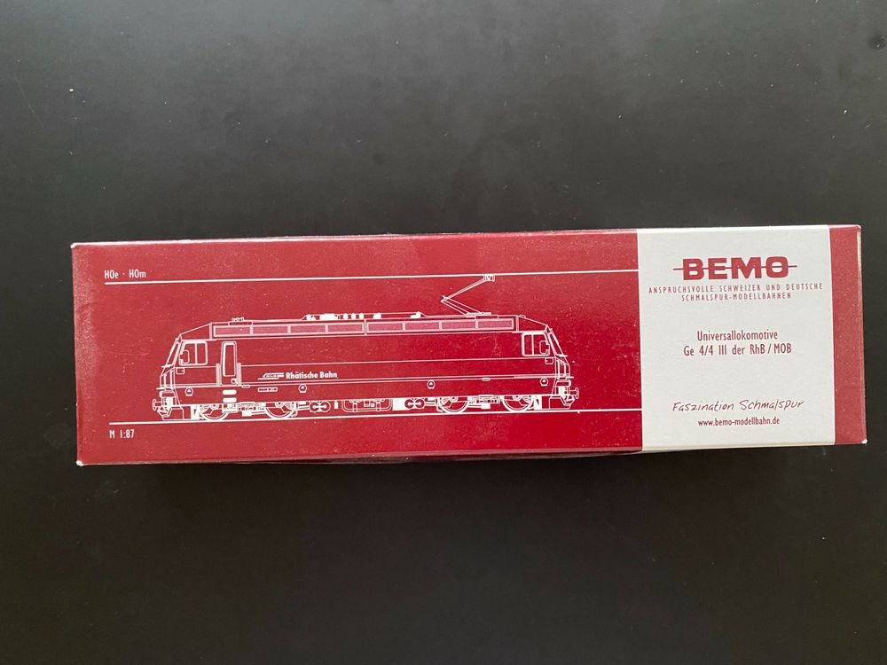 Bemo HOm RhB Ge 4/4 III Savognin Digital Sound 1359 164 (Gebraucht) in ...