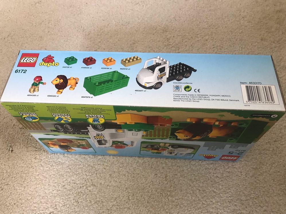 Lego Duplo 6172: Zootransporter mit Figur und Löwe / NEU (Neu und originalverpackt) in ...