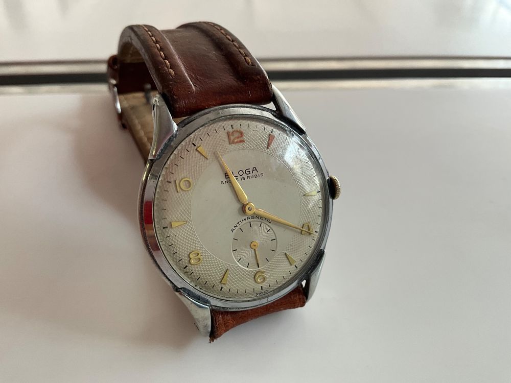 Vintage ELOGA ,,Calatrava’’Handaufzug XL 36.5mm (Gebraucht) in Carouge ...