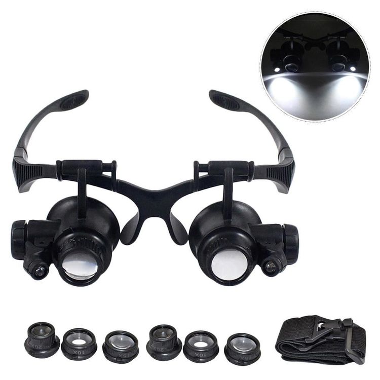 Brille Doppelaugen 10X 15X 20X 25X loupe à double foyer | Kaufen auf ...