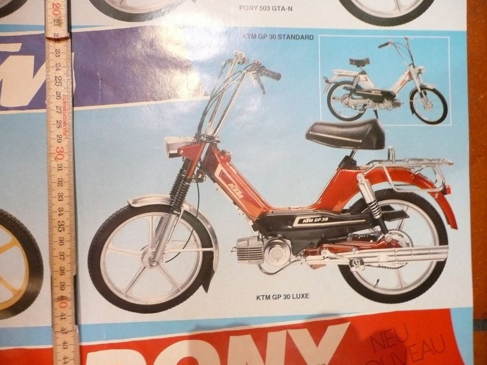 KTM GP30 E50 ENDURO MS PONY 503 GTA SACHS ORIGINAL POSTER (Gebraucht) in für CHF 21 – mit ...