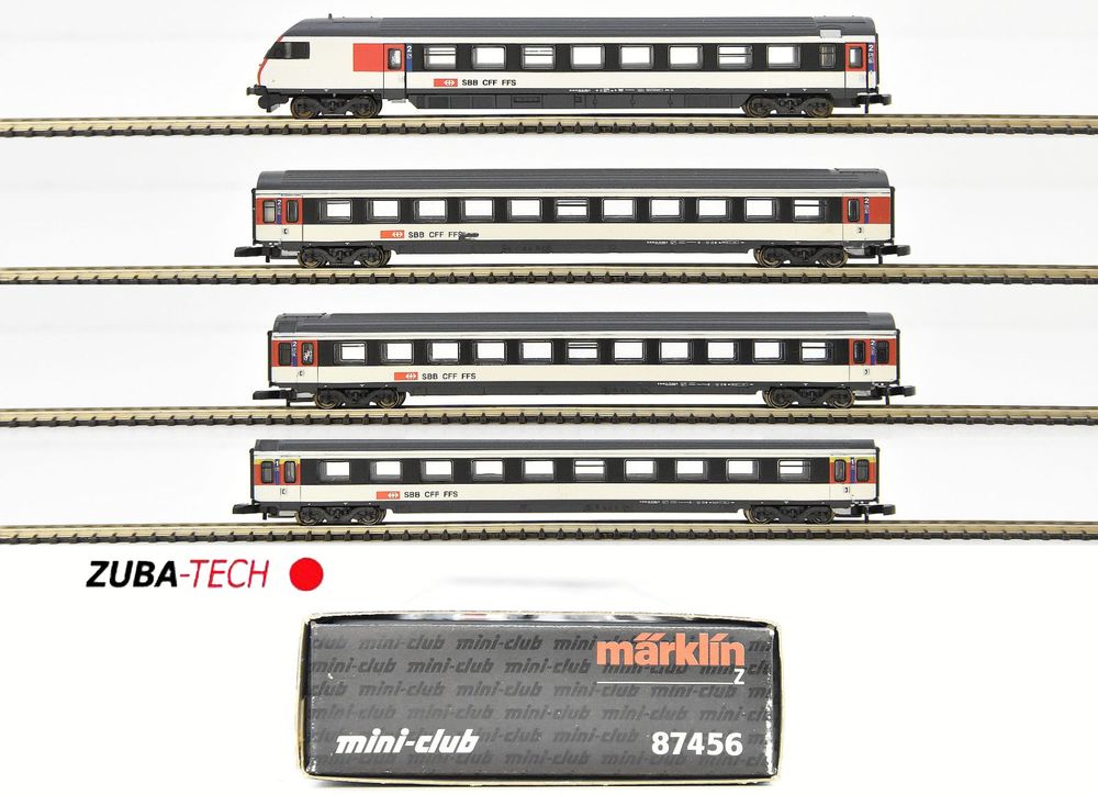 Märklin 87456 EW IV Wagen-Set SBB Spur Z mit OVP (Gebraucht) in St ...