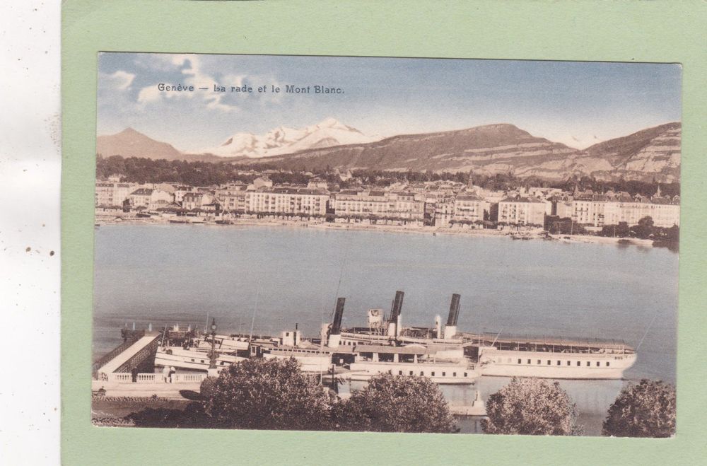 Genève La rade et le Mont-Blanc (Gebraucht) in Herisau für CHF 1 – mit Lieferung auf Ricardo kaufen