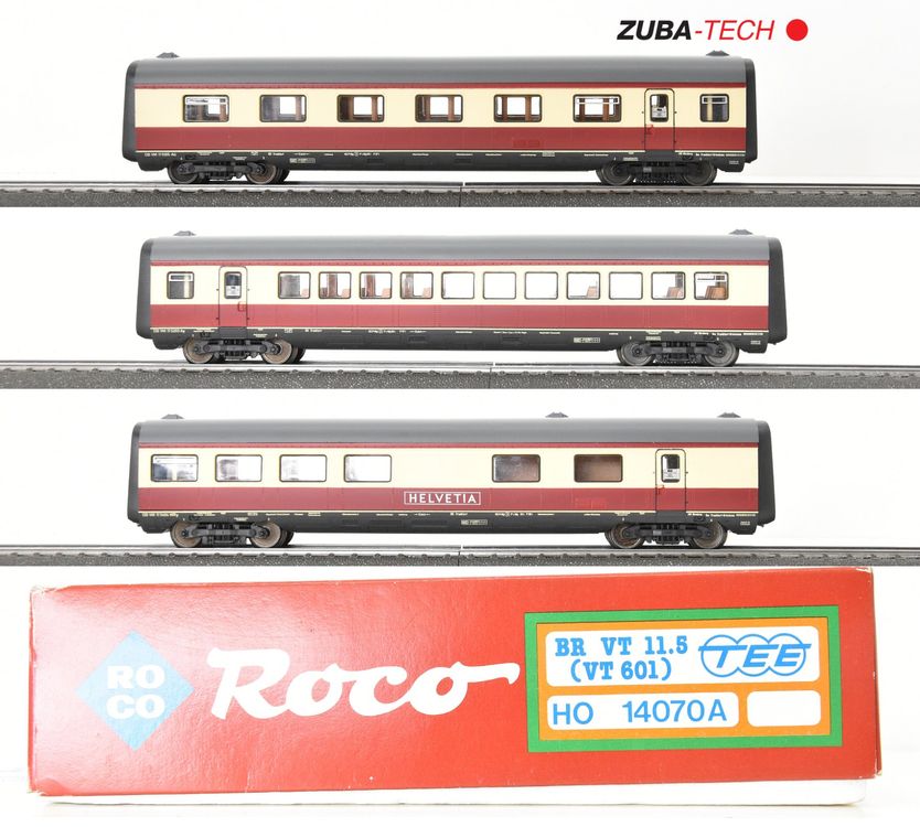 Roco 43903 Zwischenwagen-Set VT 11.5 TEE 3-tlg H0 WS OVP (Gebraucht) in ...