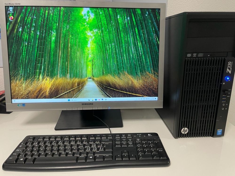 HP Computer mit Monitor und Tastatur | Kaufen auf Ricardo
