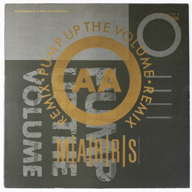 12" M/A/R/R/S - Pump Up The Volume CLUB HIT 1987 REMIX RAR!! | Acheter ...