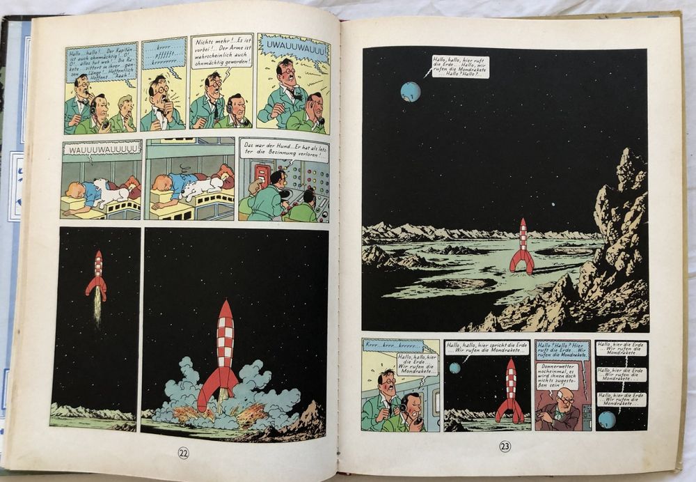 TIM DER PFIFFIGE REPORTER - Schritte auf dem Mond - 1961 (Gebraucht) in ...