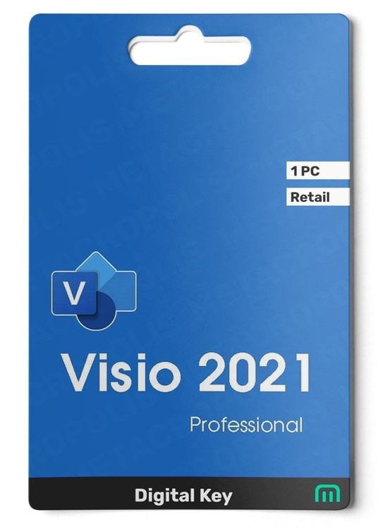MICROSOFT VISIO 2021 PROFESSIONAL | 1 PC | Multilingual (Gebraucht) in ...