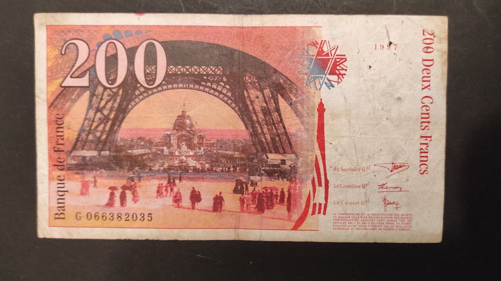 200 francs Gustave eiffel 1997 | Kaufen auf Ricardo