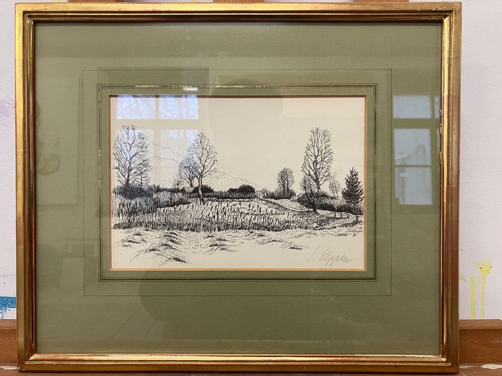 Tuschzeichnung "Riedlandschaft" (Gebraucht) in Wetzikon ZH für CHF 45 – mit Lieferung auf ...