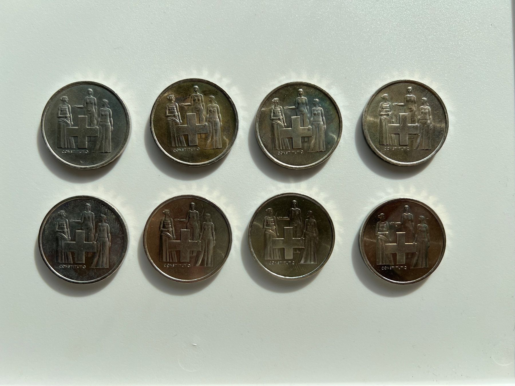 Gedenkmünzen 1974 Max Weber & 1975 Heredio Nostro Futurum (Gebraucht ...