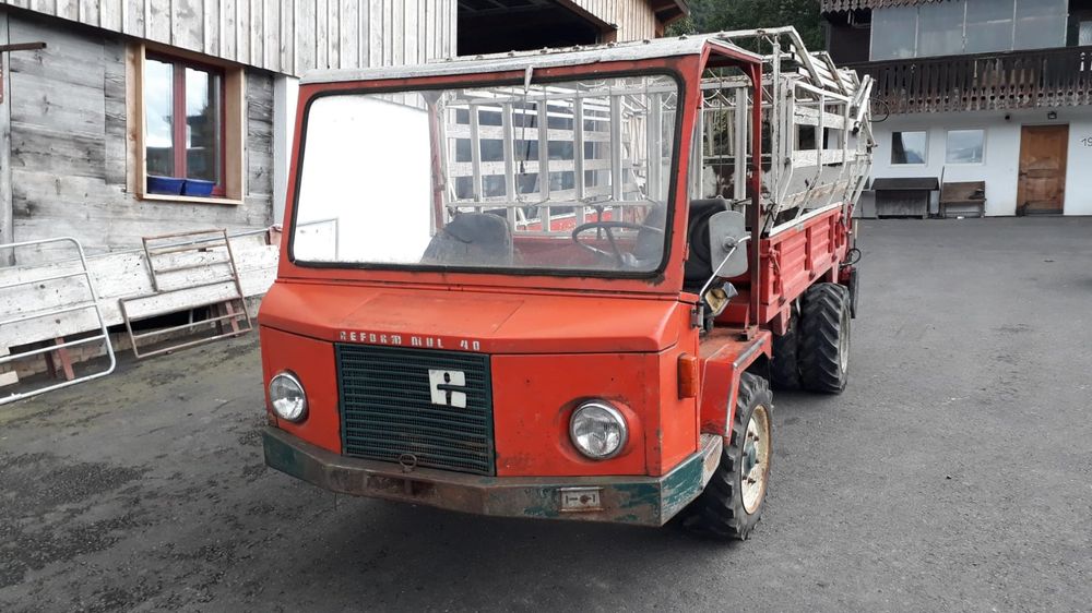 TRANSPORTER REFORM MULI 40- (Aebi) mit Saco Miststreuer | Kaufen auf ...