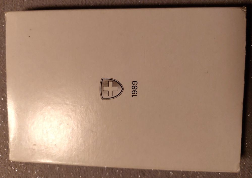 Münzsatz Schweiz 1989 pp (Neu (gemäss Beschreibung)) in Arch für CHF 31 – mit Lieferung auf ...