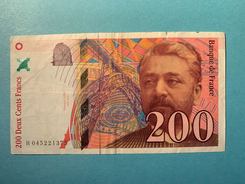 FRANCE - 200 Francs 1996 - Gustave EIFFEL - SS / TTB (Gebraucht) in Le ...