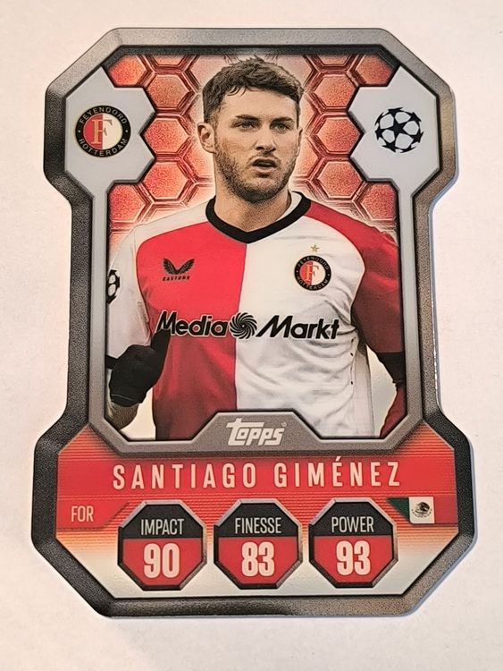 Match Attax 24/25 - Chrome Shield - Santiago Gimenez - SH13 | Kaufen ...