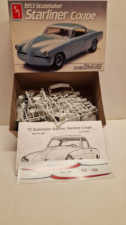 AMT Studebaker Starliner Coupe 53' Plastikmodellbau 1/25 (Neu (gemäss ...
