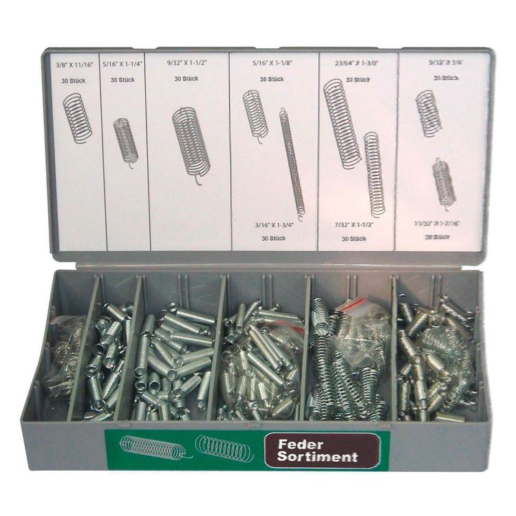 900 tlg. Federn Splinten Sortiment (Neu und originalverpackt) in ...