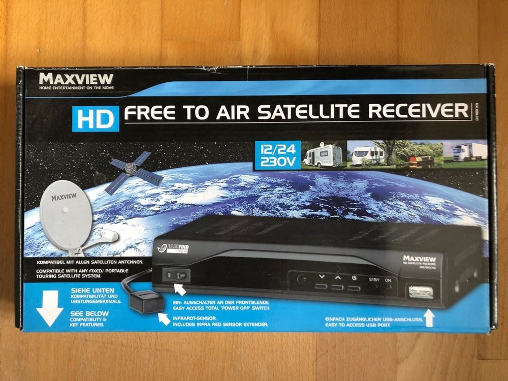 Satelliten Receiver Maxview HD/SD - Free to air (Neu (gemäss ...