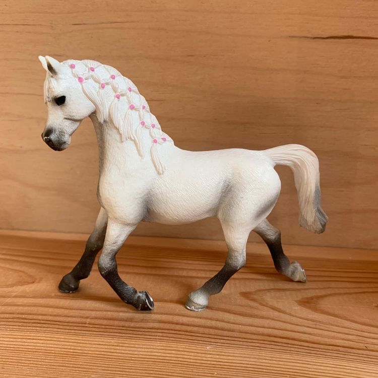 SCHLEICH Pferd • Araber-Stute weiss / Schimmelstute | Kaufen auf Ricardo