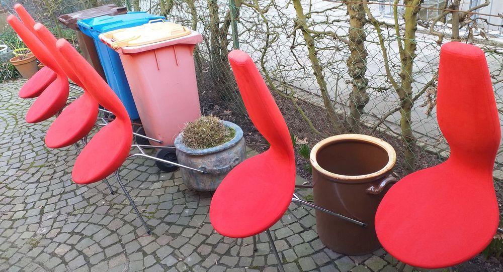 Stokke Varier Date Microfaser rot mit Gelenk NEU, LIEFERUNG (Gebraucht ...