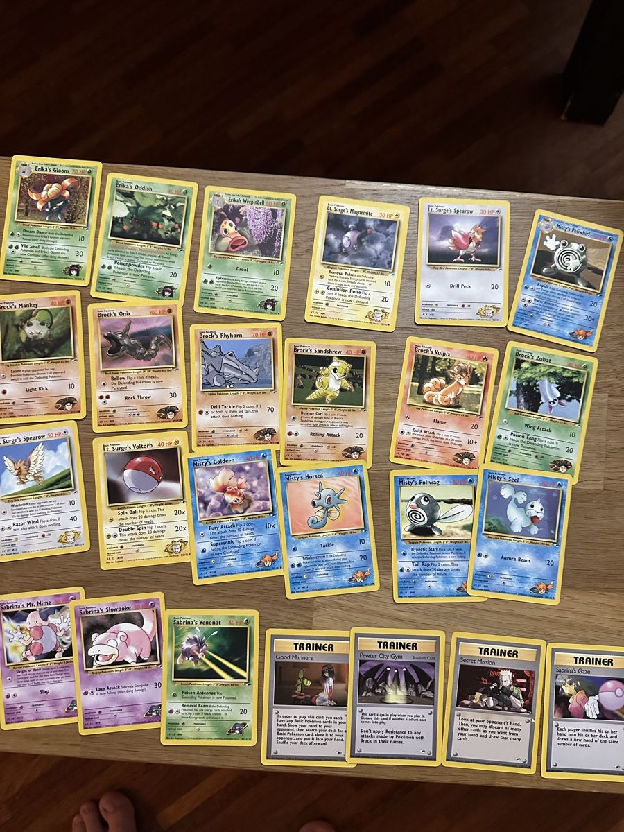 Vintage Pokémon Card Collection - Classic Cards Gym Hero (Gebraucht) in ...