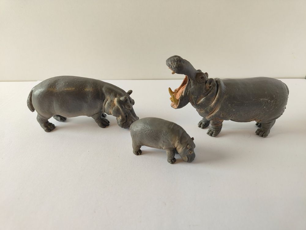 Schleich Nilpferd Familie Wild Life Safari Flusspferd Hippo (Gebraucht) in Thalwil für CHF 24 ...
