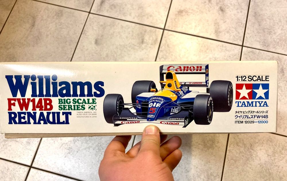 Tamiya f1 1/12 Williams Fw14b RENAULT Model Kit #12029 | Acheter sur ...