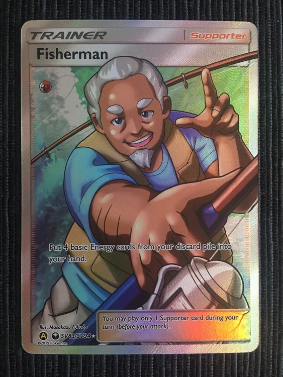 Pokemon Fisherman GX Shiny Hidden Fates Mint (Neu (gemäss Beschreibung ...