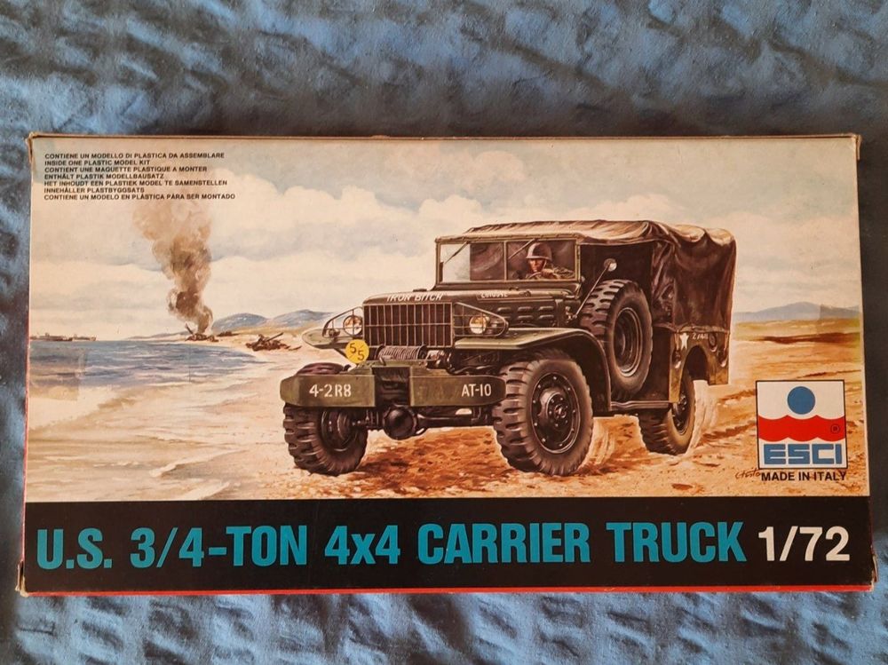 DODGE WC Carrier Truck ESCI Militär Modell 1:72 | Kaufen auf Ricardo