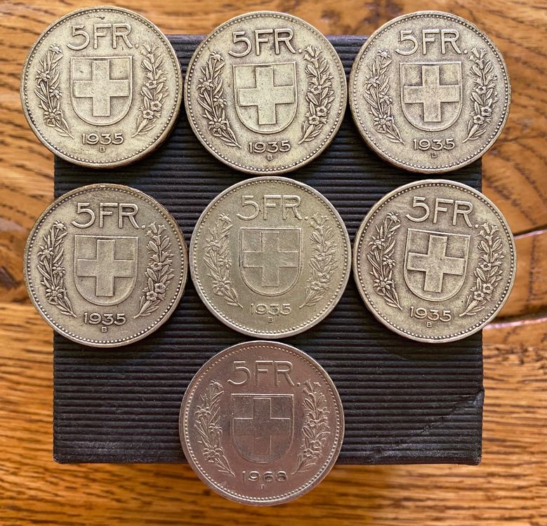 Alte 5 Fr .- Sammlung | Kaufen auf Ricardo