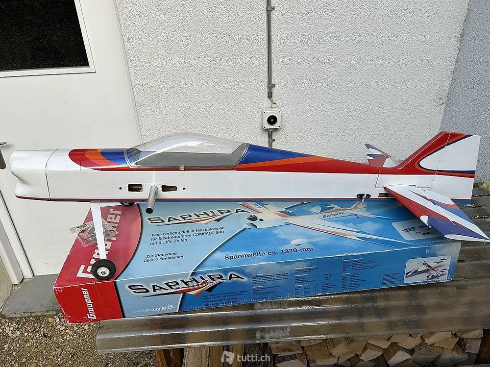 Modellflugzeug Motormodell Saphira von Graupner (Neu (gemäss ...