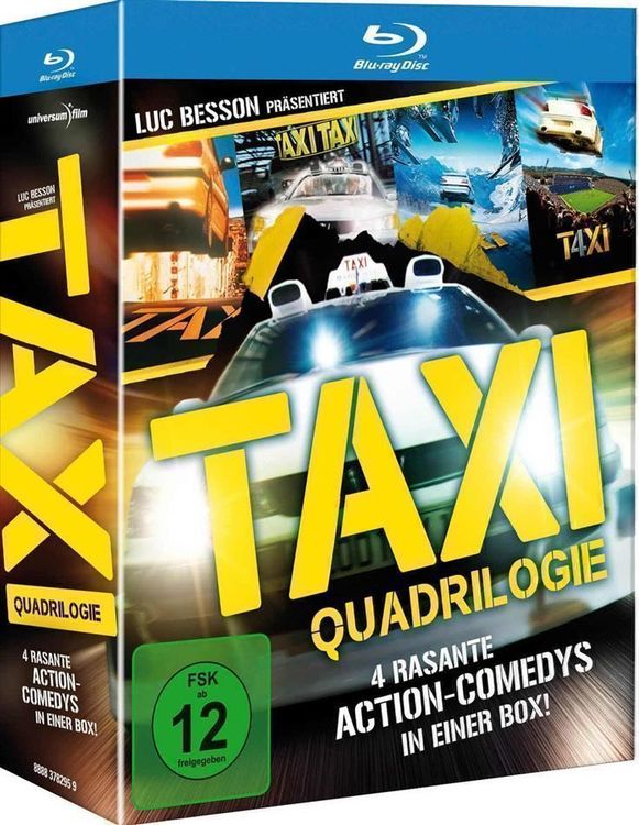Taxi 1-4 - Quadrilogie - Blu-ray-Boxset | Kaufen auf Ricardo