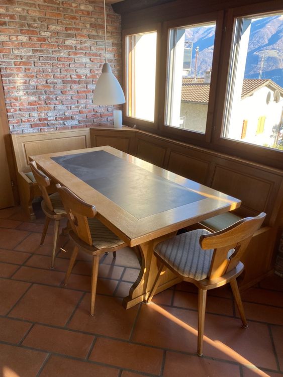 Tisch mit Eckbank Eiche massiv (Gebraucht) in Altendorf für CHF 553 ...