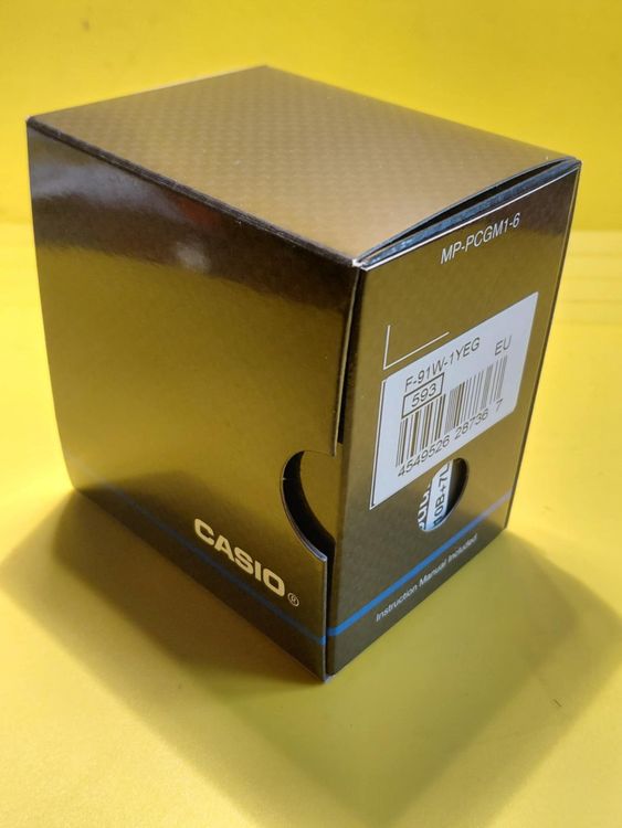 Digitaluhr Casio F-91W, model Iconic 1989 OVP fabrikneu (Neu und ...