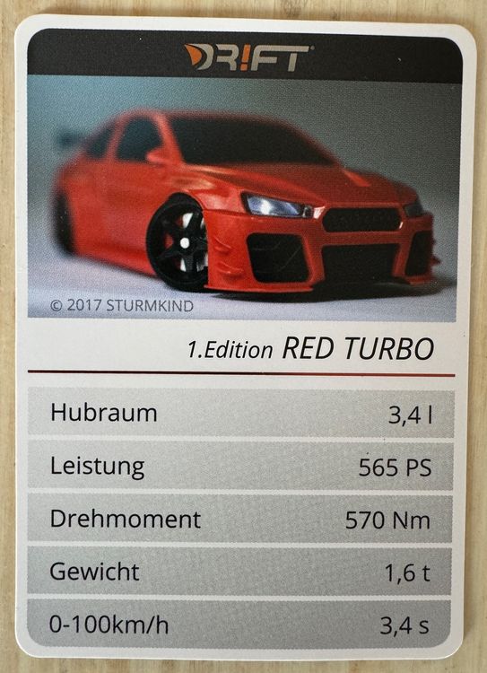 Drift Red Turbo (Gebraucht) in Hermrigen für CHF 73 – mit Lieferung auf ...