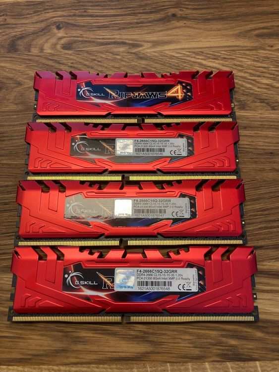 Quad channel RAM DRR4 2666 32Gb Ripjaws4 (Gebraucht) in Glattpark ...