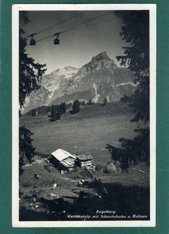 Engelberg, Gerschnialp mit Schwebebahn und Hahnen (Gebraucht) in ...