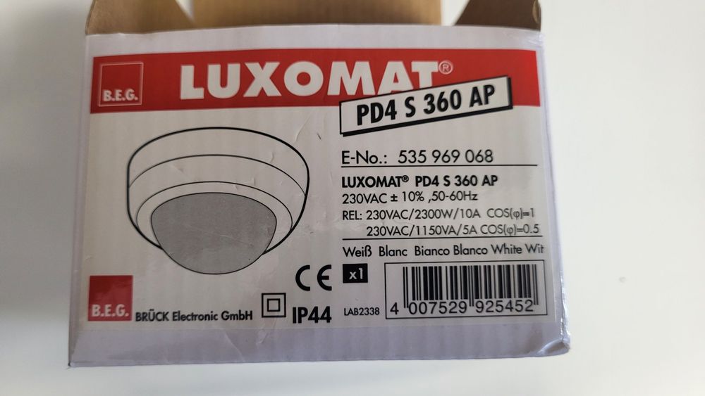 Bewegungsmelder Präsenzmelder LUXOMAT PD4 S 360 AP | Kaufen auf Ricardo