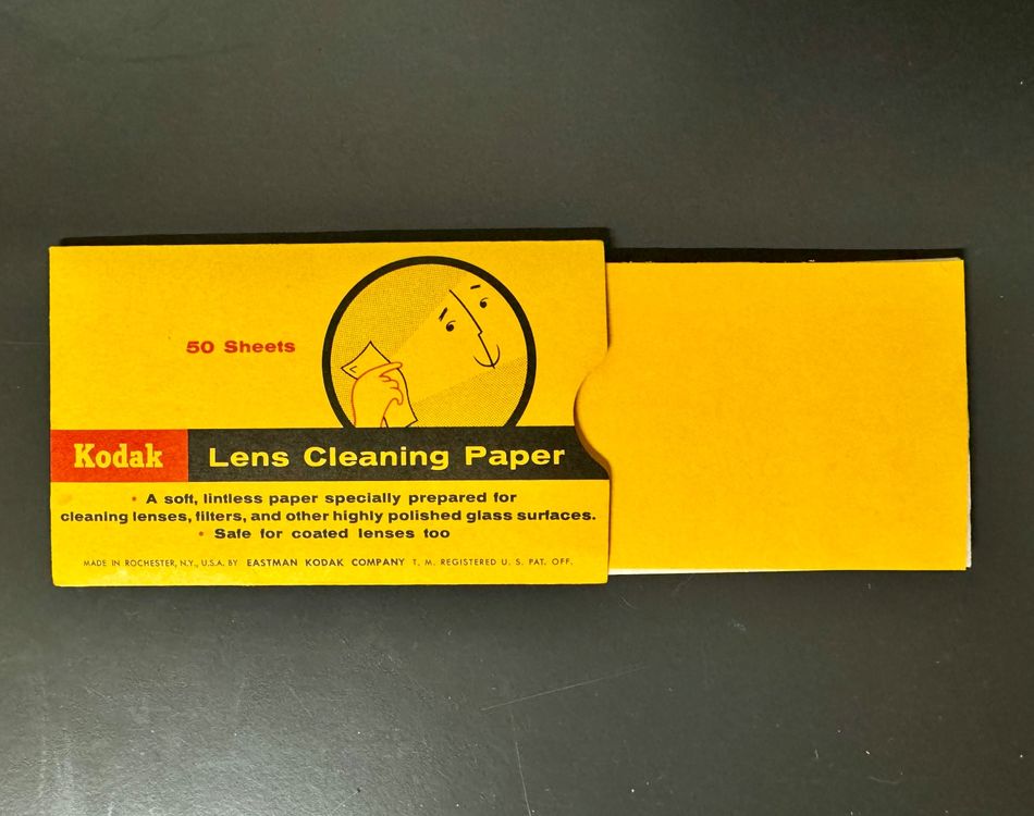 Eastman Kodak Lens Cleaning Paper. NEU und OVP (Neu und ...